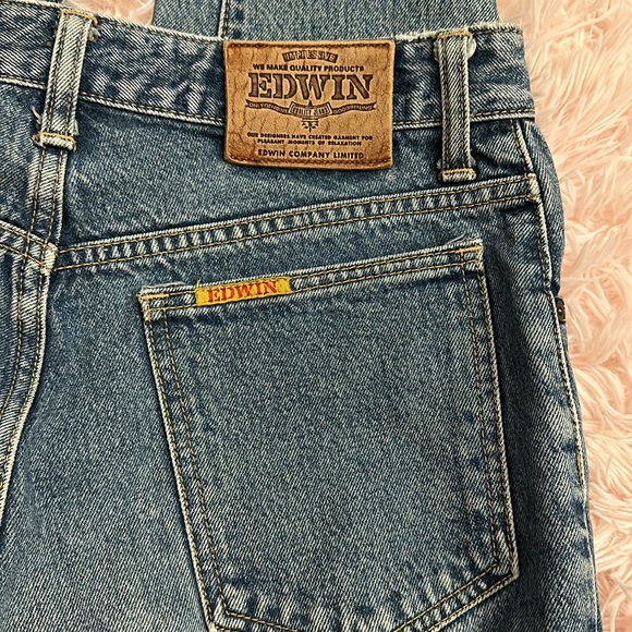 Edwin | Jeans | Edwin London Slim Japan Straight Legged Jeans Mom ...